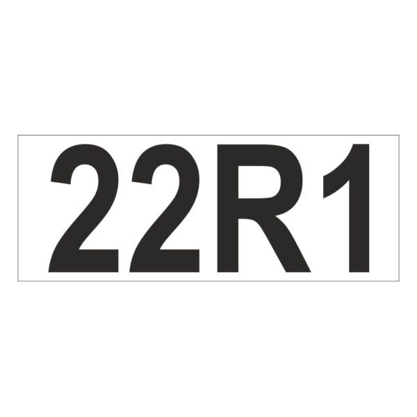 Size & type code - 22R1 - Kuyper Graveertechniek