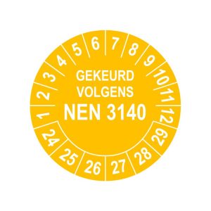 Keuringsstickers - Kuyper Graveertechniek