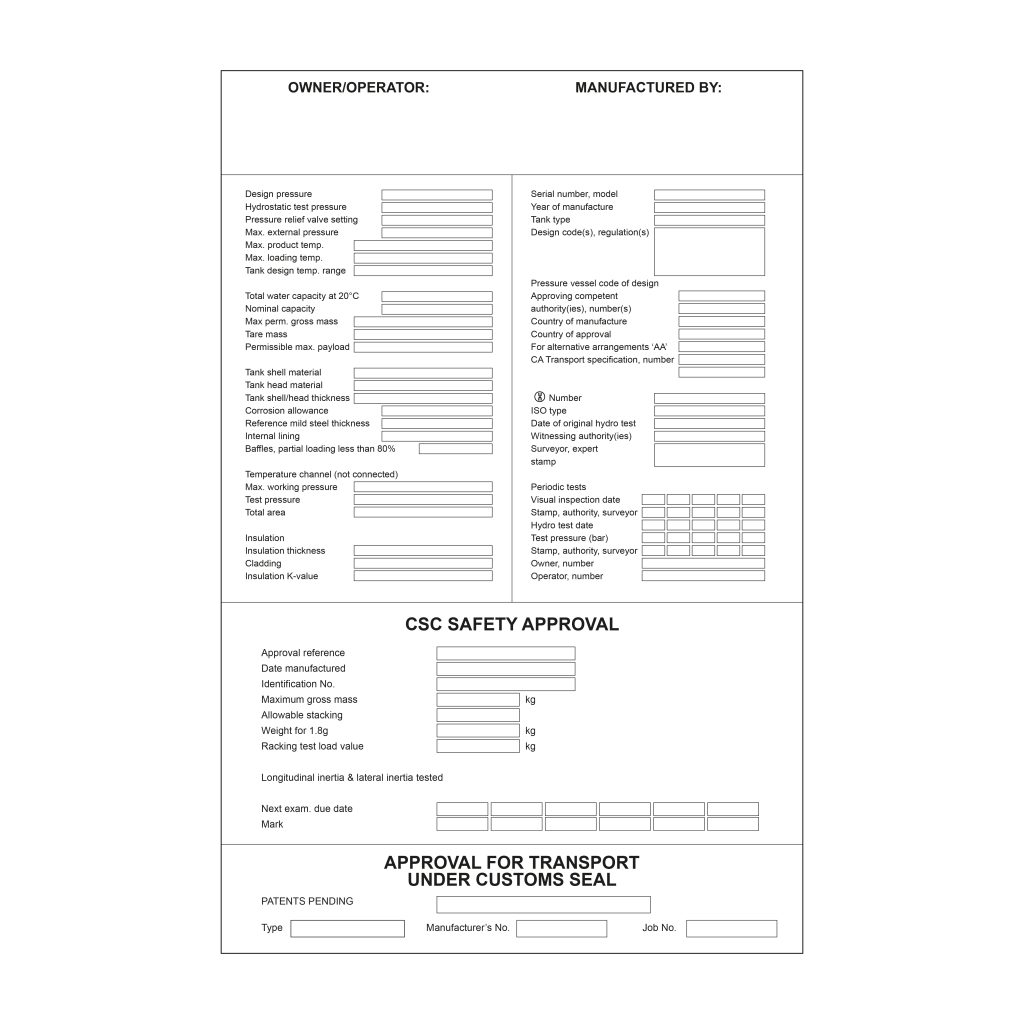 CSC Data plaat 14 - Kuyper Graveertechniek